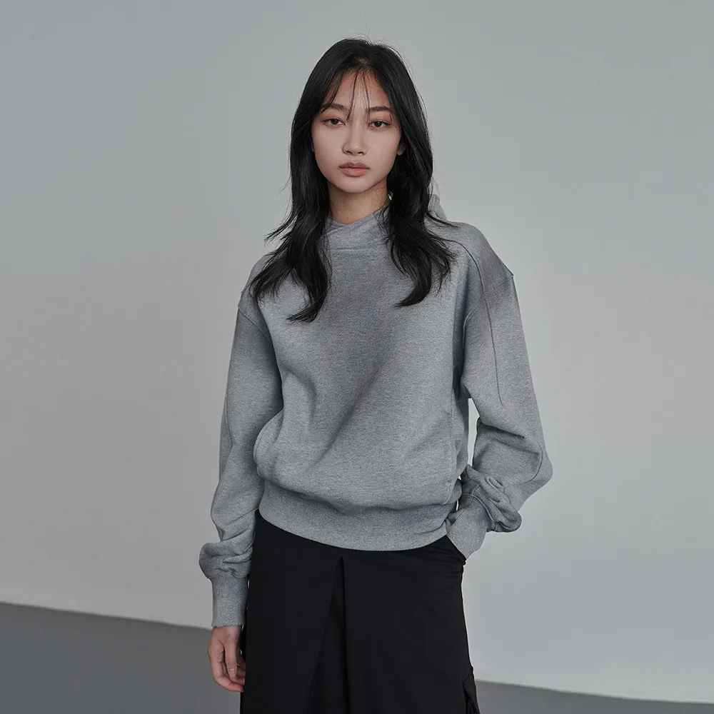 Variation Spray Washed Crop Hoodie M.Gray - 감도 깊은 취향 셀렉트샵 29CM