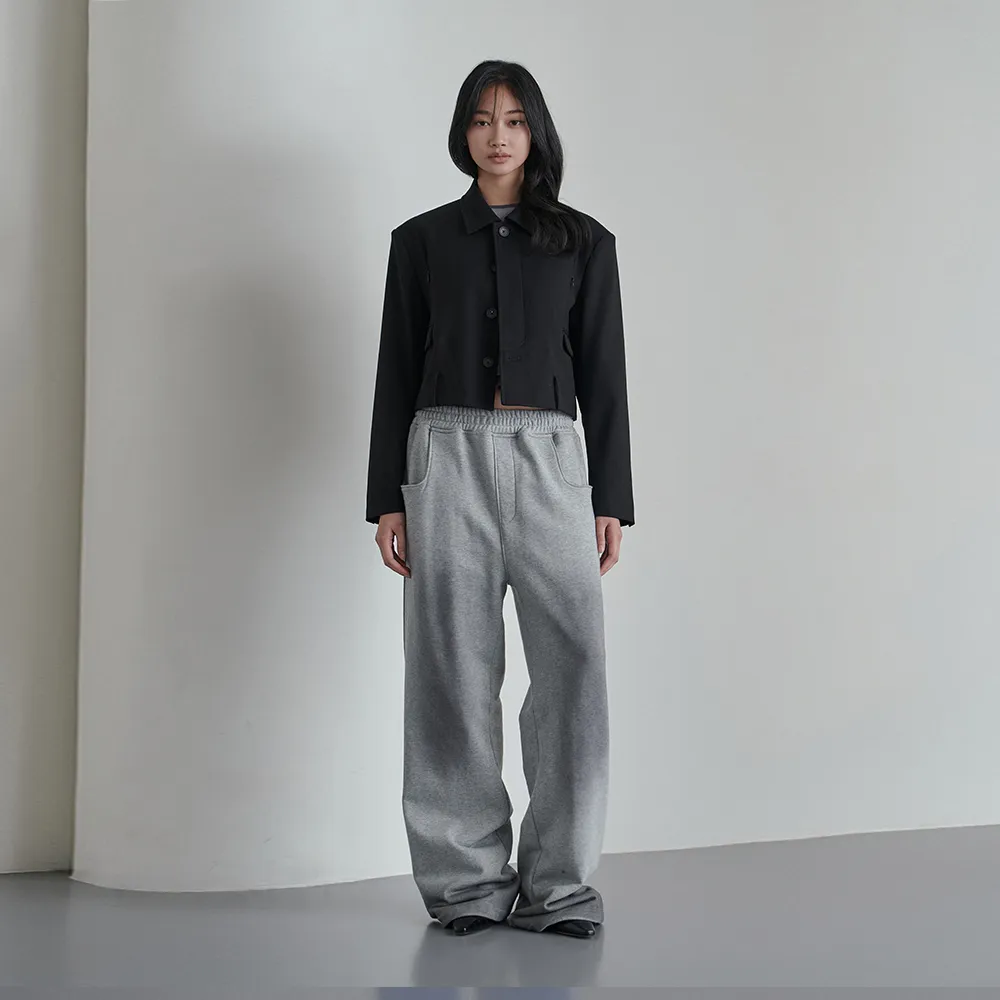 Variation Spray Washed Semi Flared Sweat Pants M.Gray - 감도 깊은 취향 셀렉트샵 29CM
