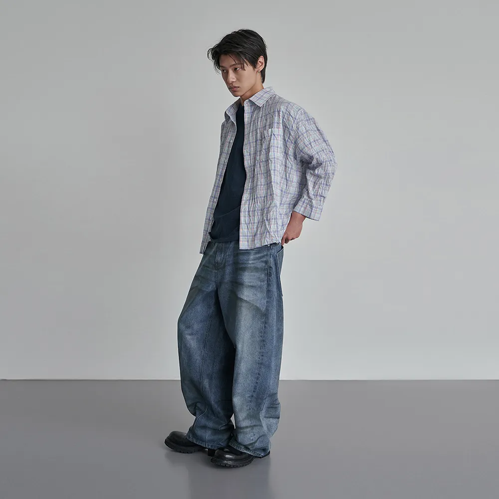 Yiyae Old School Wide Fit Denim Jeans Blue - 감도 깊은 취향 셀렉트샵 29CM