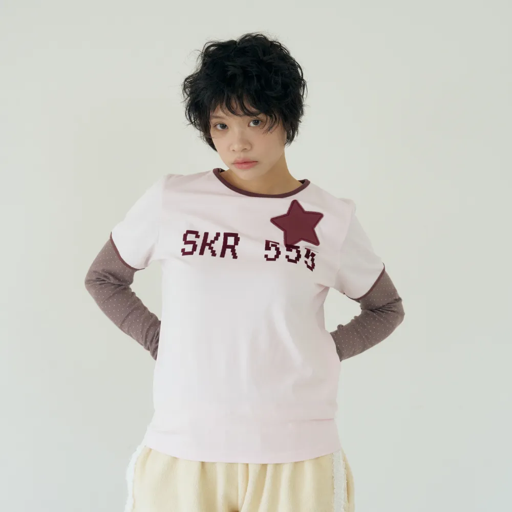 SKR 555 LAYERED TOP (PINK) - 감도 깊은 취향 셀렉트샵 29CM