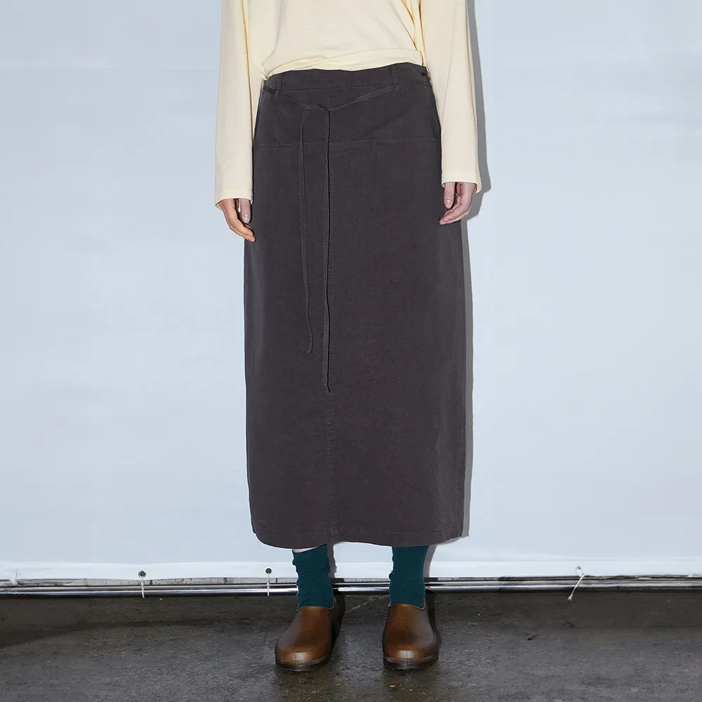 chef wrap skirt (dark purple) - 감도 깊은 취향 셀렉트샵 29CM
