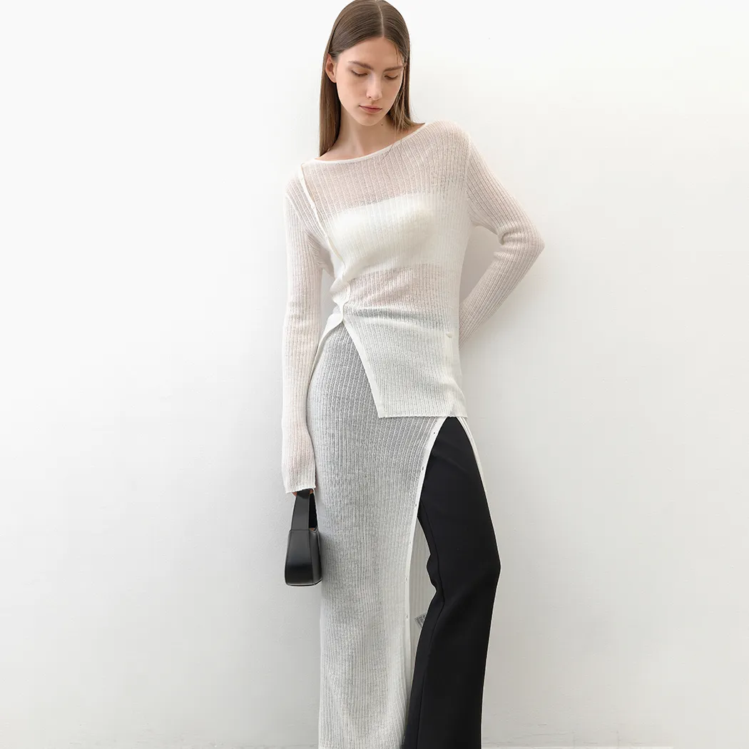 WOOL SHEER SET-UP KNIT(T-7017)_2Colors - 감도 깊은 취향 셀렉트샵 29CM