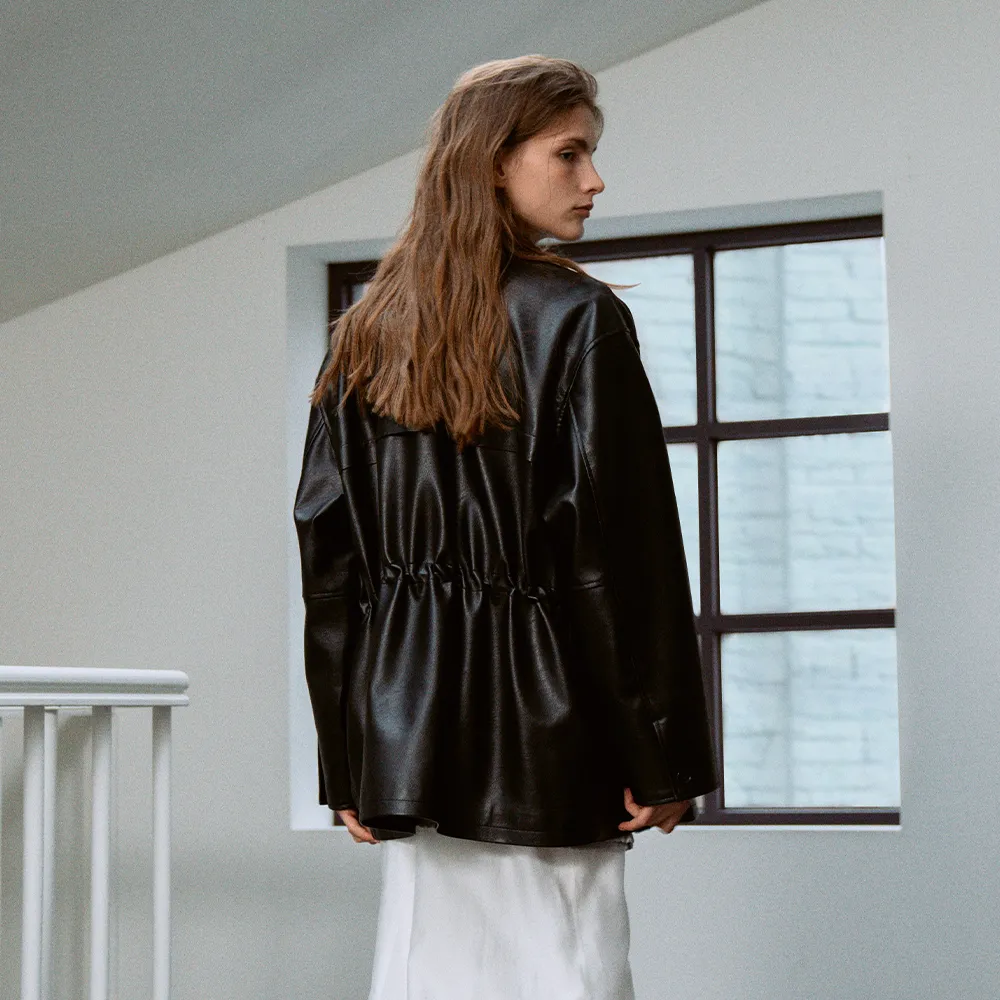 Vegan Leather Half Jacket[LMBESPJK5103]-Black - 감도 깊은 취향 셀렉트샵 29CM