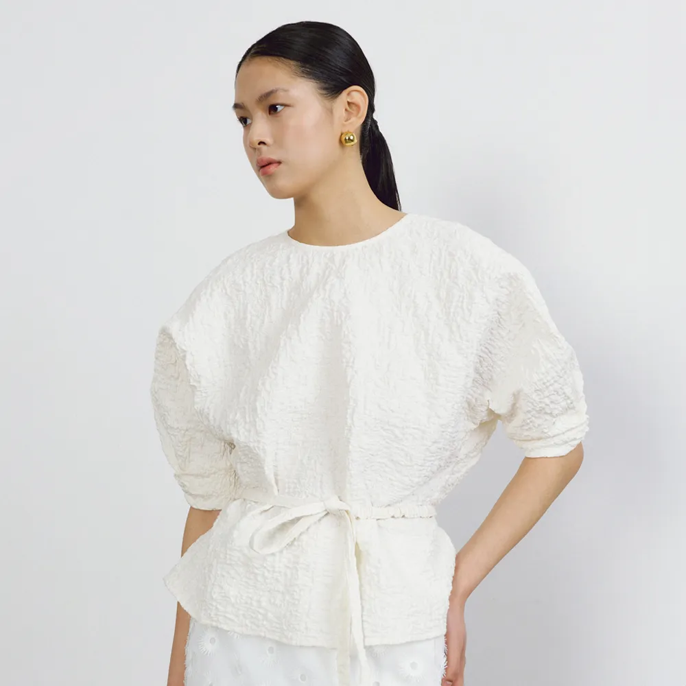 25SS 앨리스 버블 블라우스 화이트 - 감도 깊은 취향 셀렉트샵 29CM