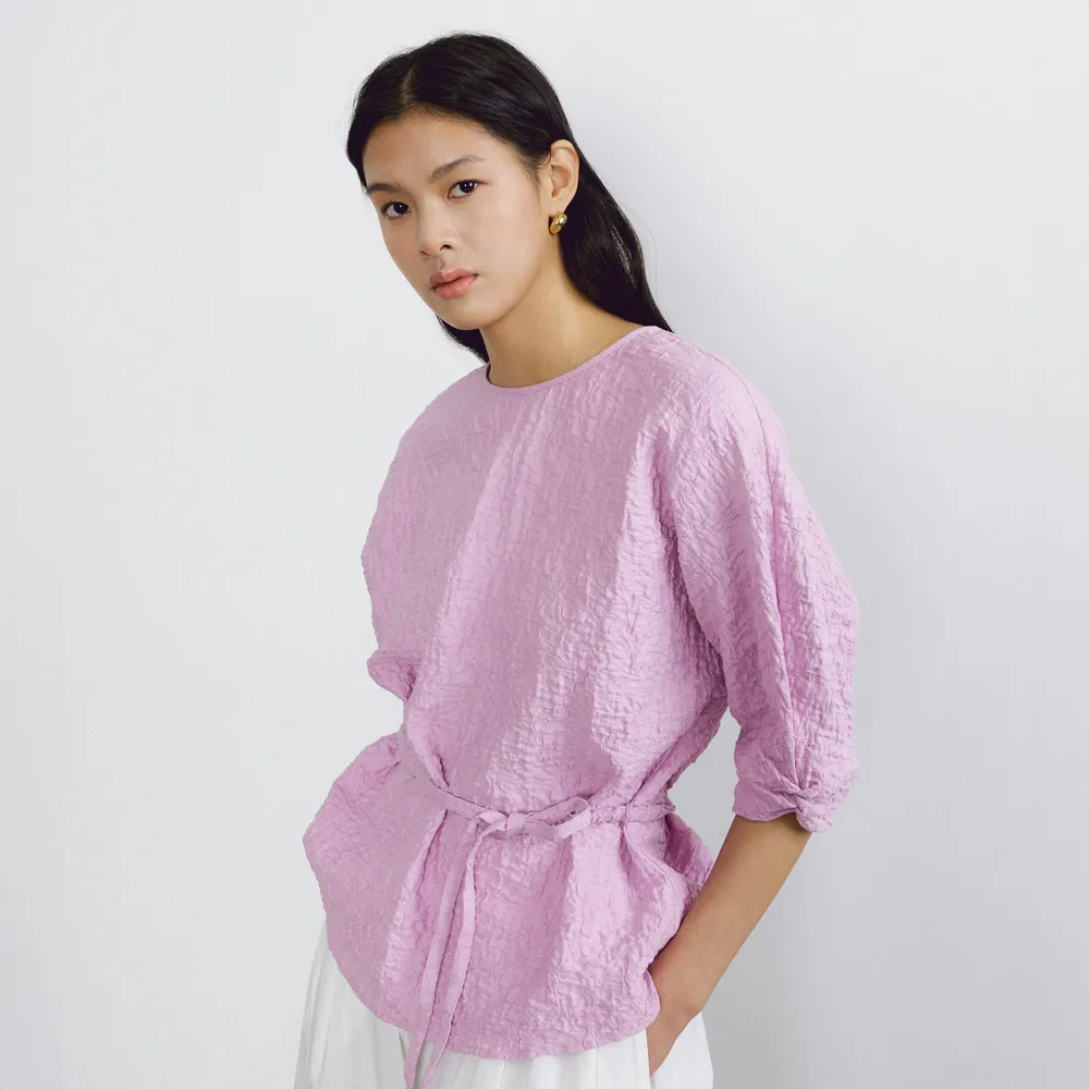 25SS 앨리스 버블 블라우스 라벤더 - 감도 깊은 취향 셀렉트샵 29CM