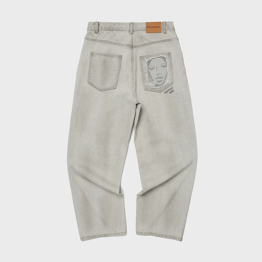 FACE DENIM PANTS (S.GREY) - 감도 깊은 취향 셀렉트샵 29CM
