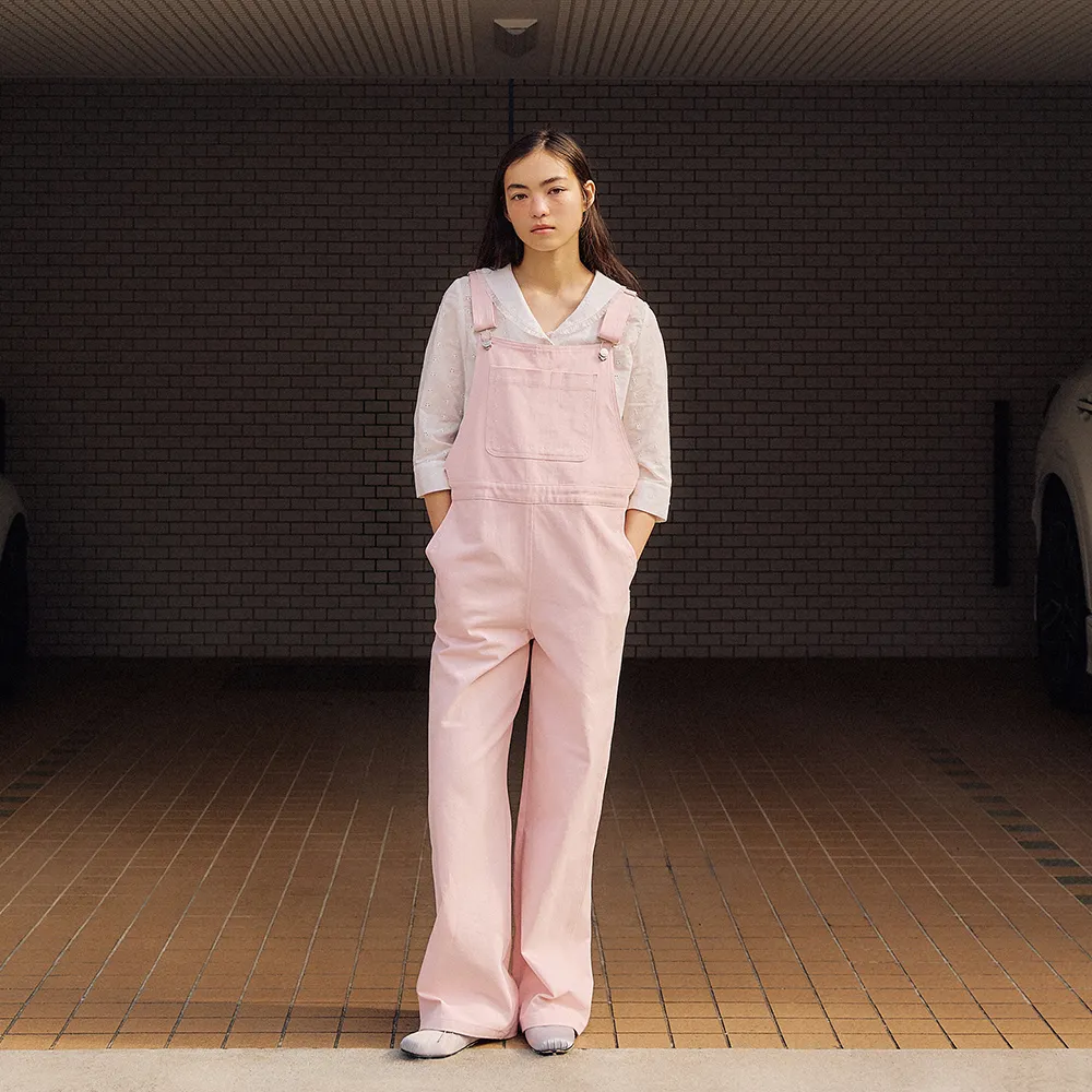 L.B Emb Overall - Pink - 감도 깊은 취향 셀렉트샵 29CM