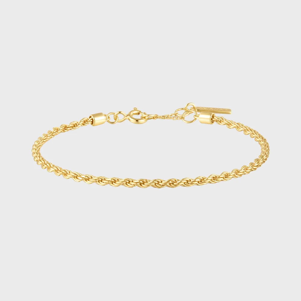 [투어스한진,정용화,진기주 착용] 로프 트위스트 925 실버 팔찌 B058-04G - 감도 깊은 취향 셀렉트샵 29CM