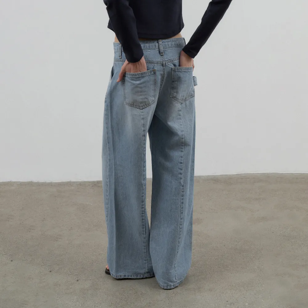 Tan over denim pants - 감도 깊은 취향 셀렉트샵 29CM