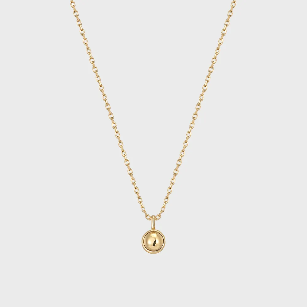 [고윤정,있지 유나 착용] 물방울 925 실버 목걸이 N045-01G - 감도 깊은 취향 셀렉트샵 29CM