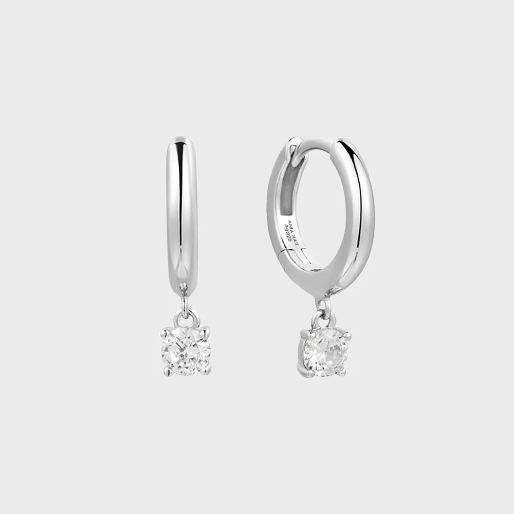 실버 드롭 솔리테어 925 실버 링 귀걸이 E061-08H - 감도 깊은 취향 셀렉트샵 29CM