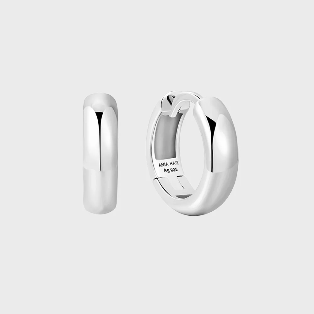 실버 돔 밴드 925 실버 링 귀걸이 E061-10H - 감도 깊은 취향 셀렉트샵 29CM