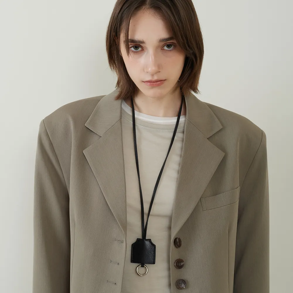 Key Ring Necklace Black - 감도 깊은 취향 셀렉트샵 29CM