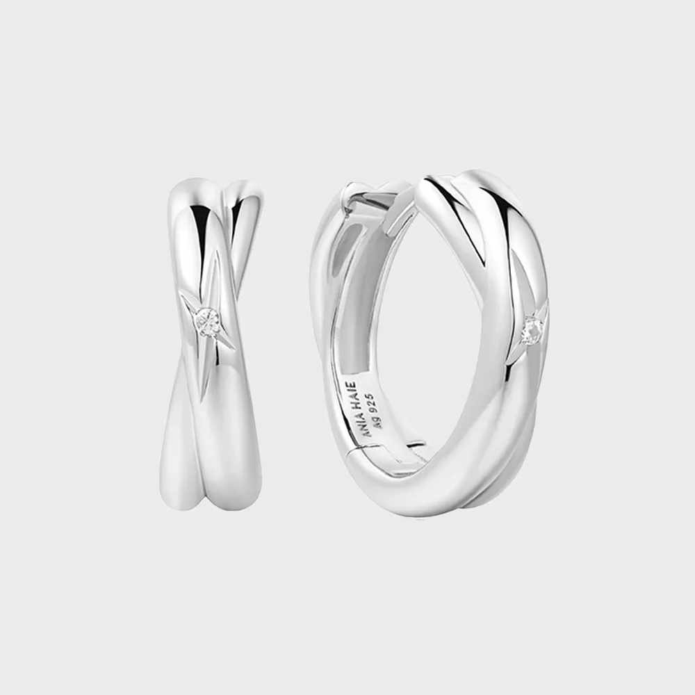 실버 크로스 듀오 925 실버 링 귀걸이 E061-16H - 감도 깊은 취향 셀렉트샵 29CM