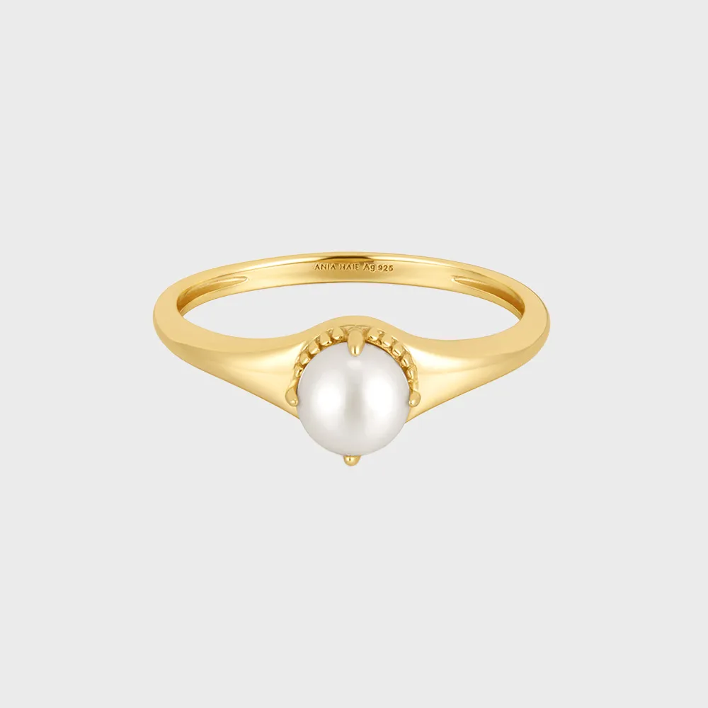 [베이비몬스터 아현,김연아 착용] 천연 담수 진주 925 실버 반지 R058-06G - 감도 깊은 취향 셀렉트샵 29CM