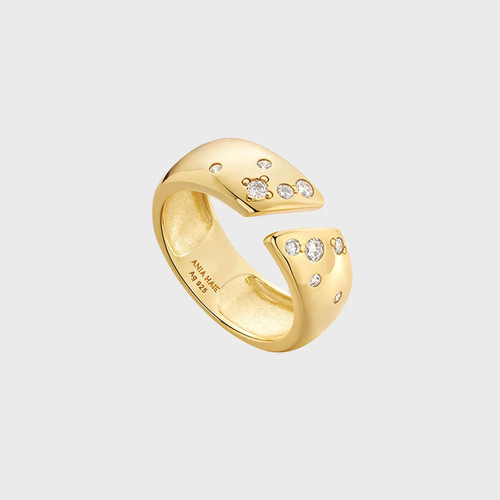 [배우 이제훈, 더보이즈 주연 착용]스파클 와이드 925 실버 사이즈 조절 반지 R054-04G - 감도 깊은 취향 셀렉트샵 29CM