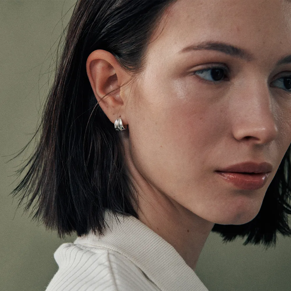 [29CM 단독] [925 silver] Deux.silver.202 / cote earring - 감도 깊은 취향 셀렉트샵 29CM