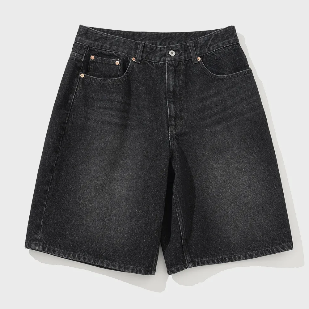 5p denim shorts 12oz black washed - 감도 깊은 취향 셀렉트샵 29CM