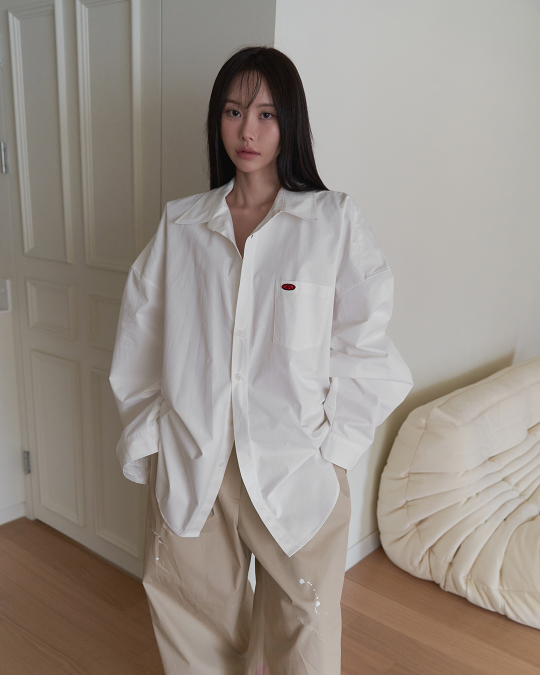 outer langer apparel red point shirt (2Color) - 감도 깊은 취향 셀렉트샵 29CM