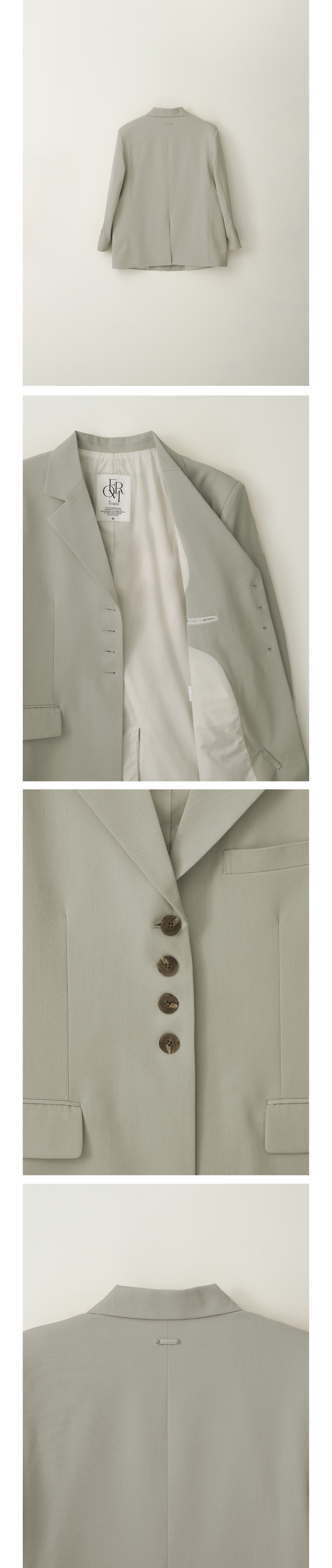 Oversized 4 Button Blazer Sand Beige - 감도 깊은 취향 셀렉트샵 29CM