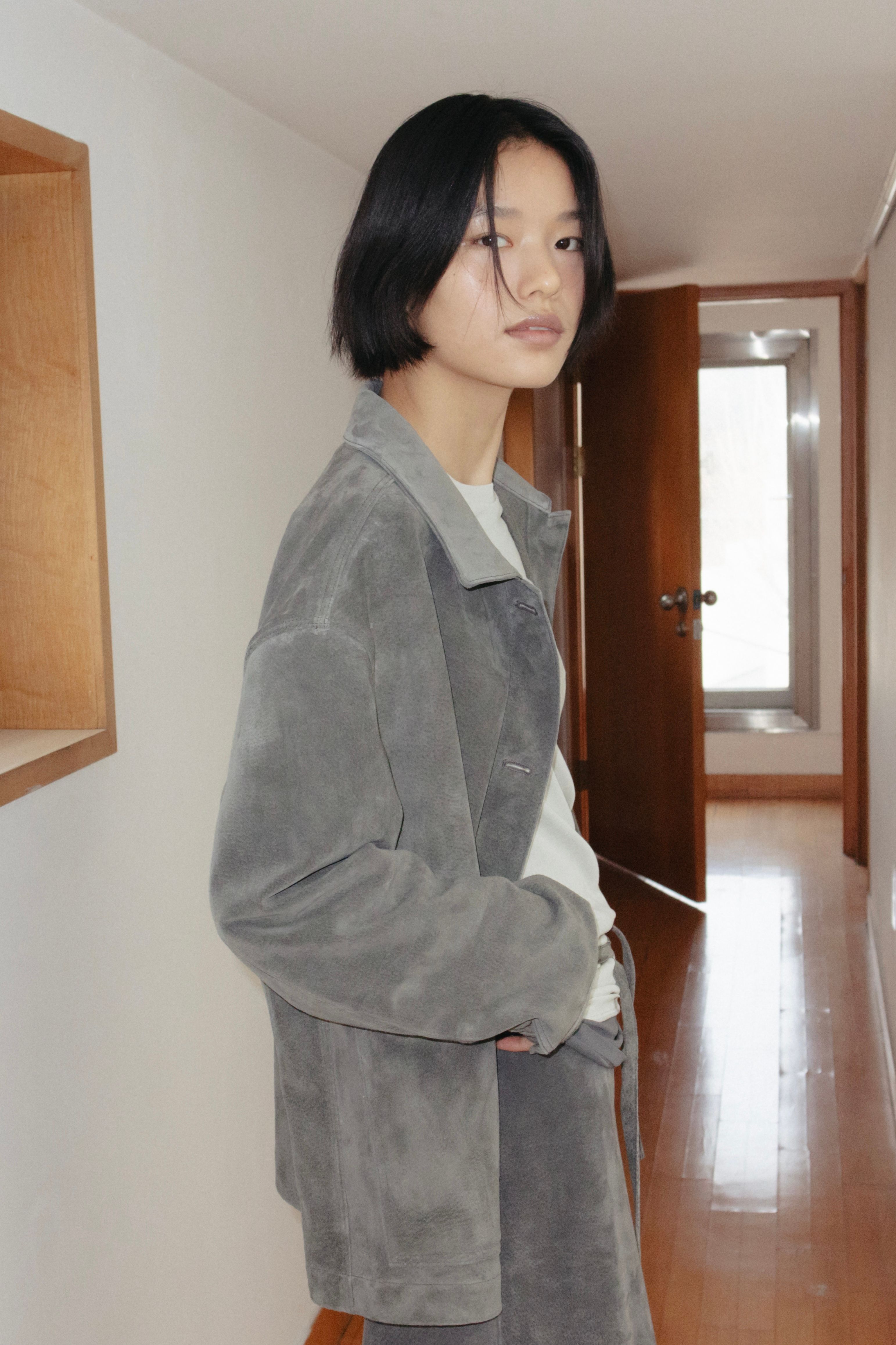 [29CM 단독] Suede work jacket (gray / light beige) - 감도 깊은 취향 셀렉트샵 29CM