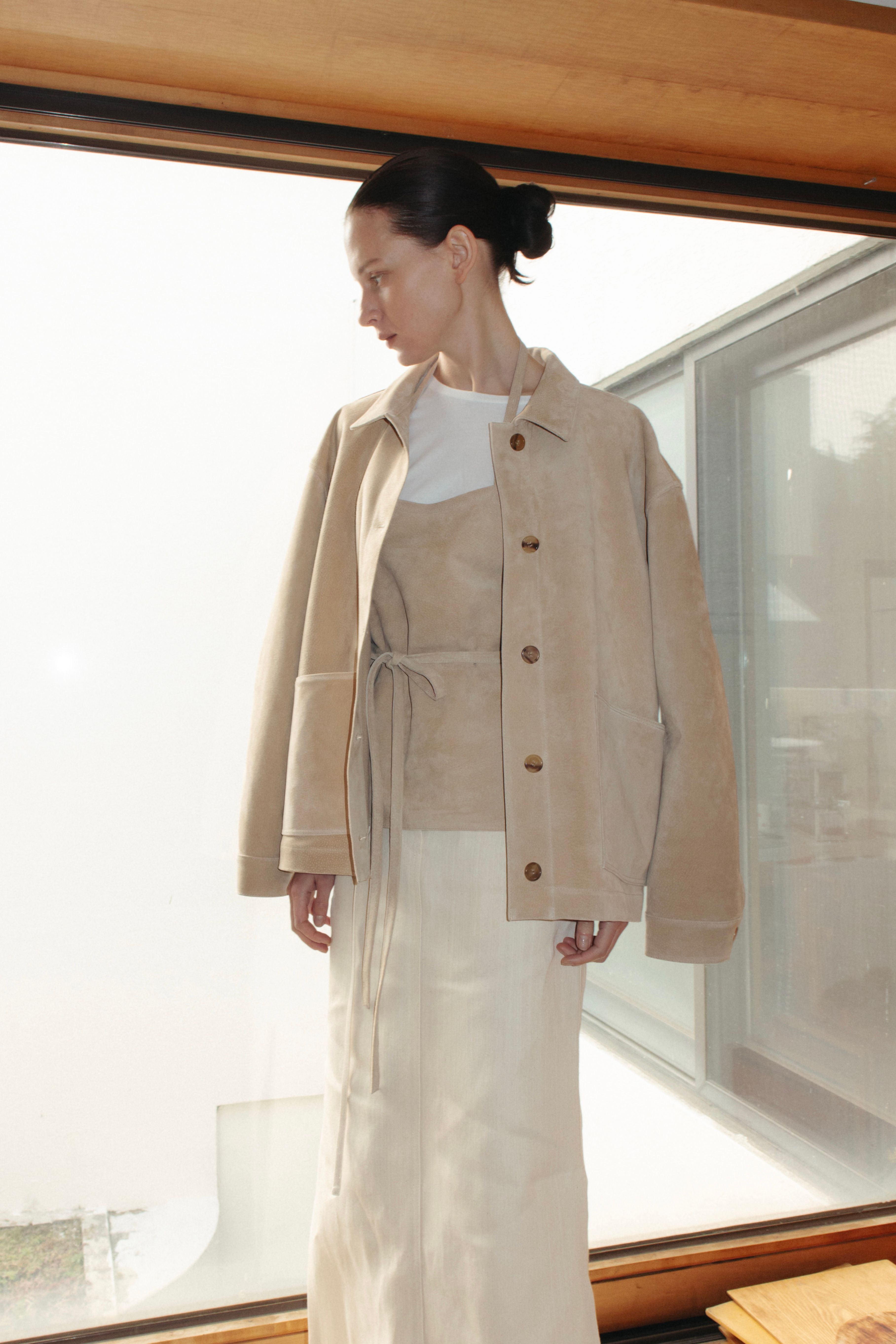 [29CM 단독] Suede work jacket (gray / light beige) - 감도 깊은 취향 셀렉트샵 29CM