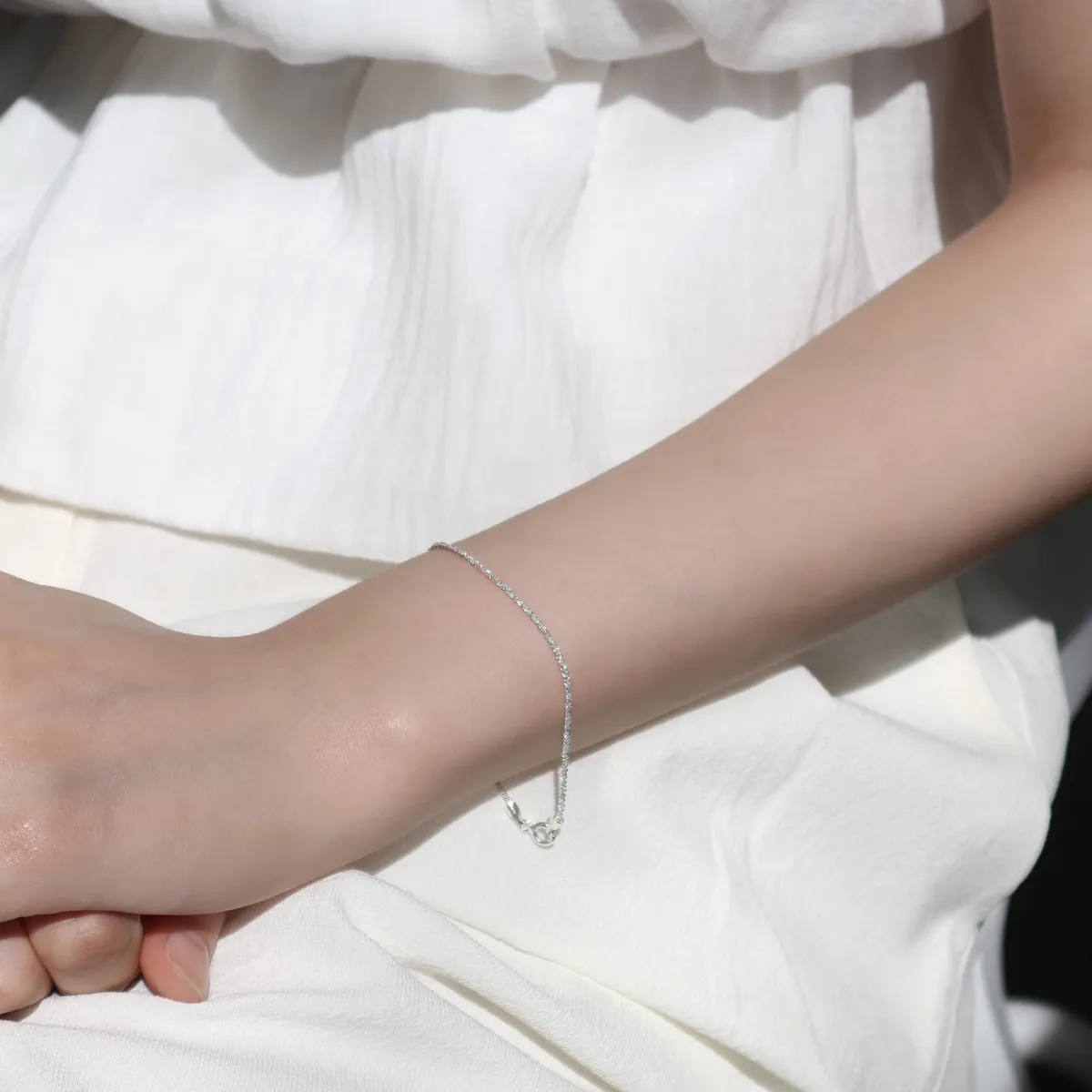 [925silver] ITALY MARGHERITA CHAIN BRACELET - 감도 깊은 취향 셀렉트샵 29CM