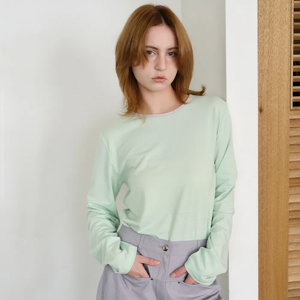 Striped Long Sleeve T(Mint) - 감도 깊은 취향 셀렉트샵 29CM