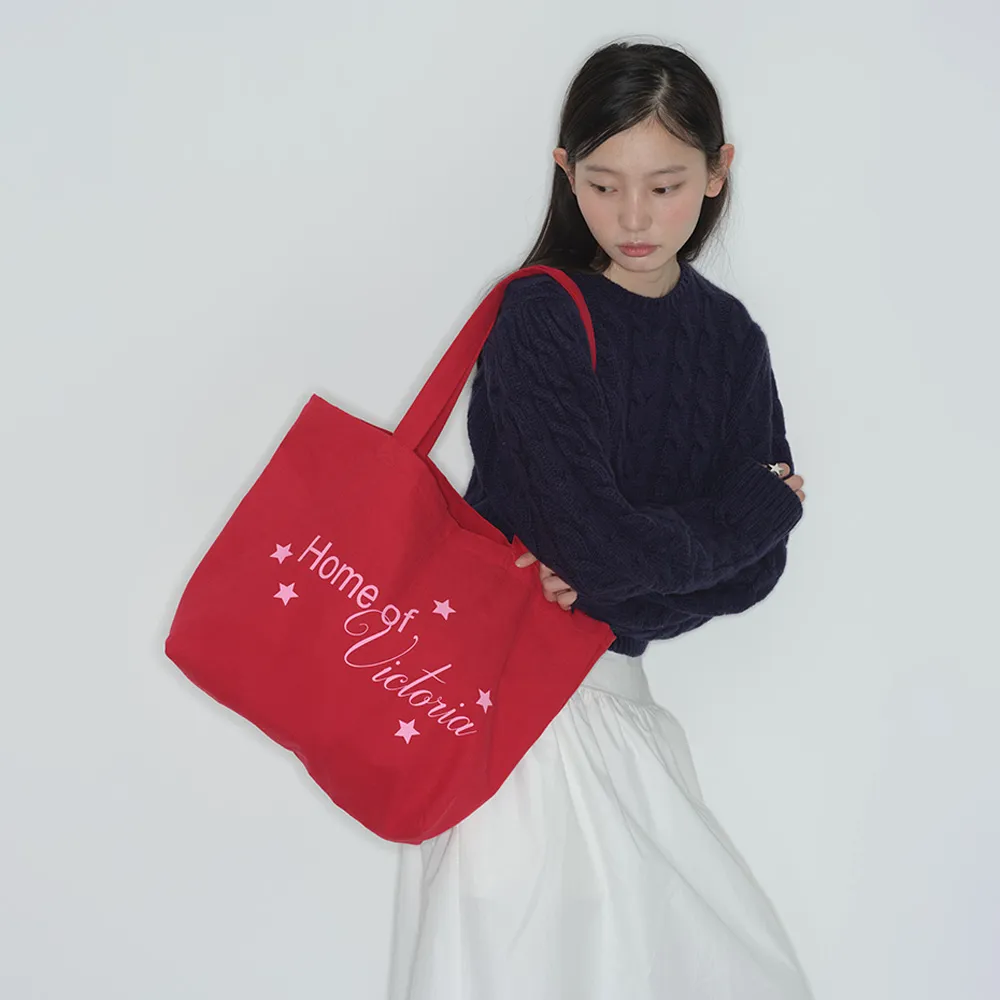 [HBTxVICTORIA] Home of Victoria Eco Bag (RED) - 감도 깊은 취향 셀렉트샵 29CM