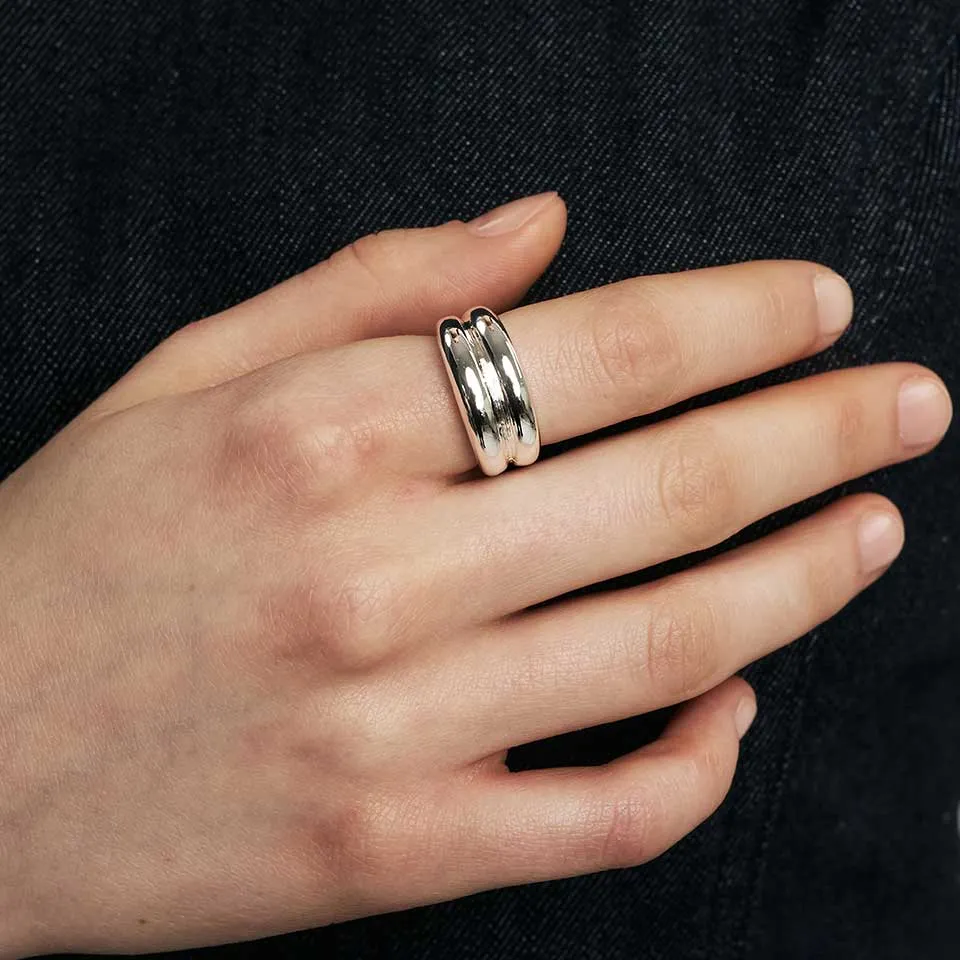 two-line bold ring - 감도 깊은 취향 셀렉트샵 29CM