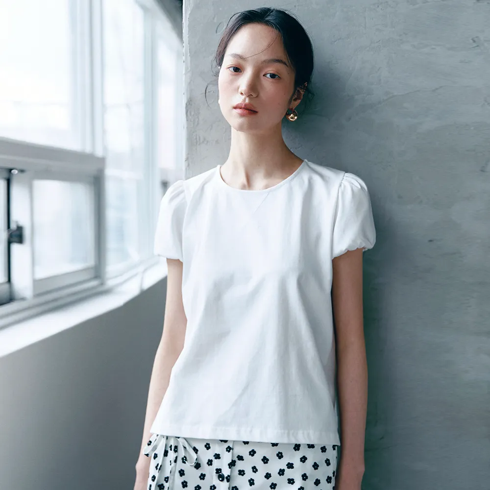 Pure Puff Basic T-shirt_white - 감도 깊은 취향 셀렉트샵 29CM