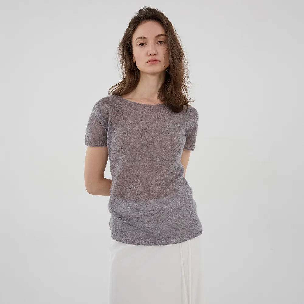 Kid Mohair Half Knit - Gray - 감도 깊은 취향 셀렉트샵 29CM