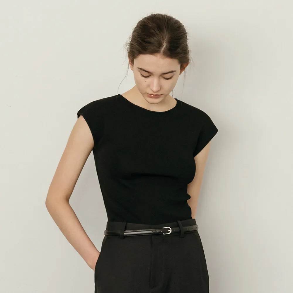 [3rd]캡 슬리브 니트_black - 감도 깊은 취향 셀렉트샵 29CM