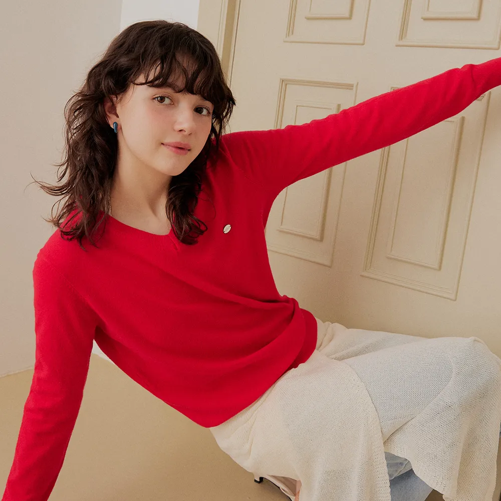 V neck basic knit - 5color - 감도 깊은 취향 셀렉트샵 29CM