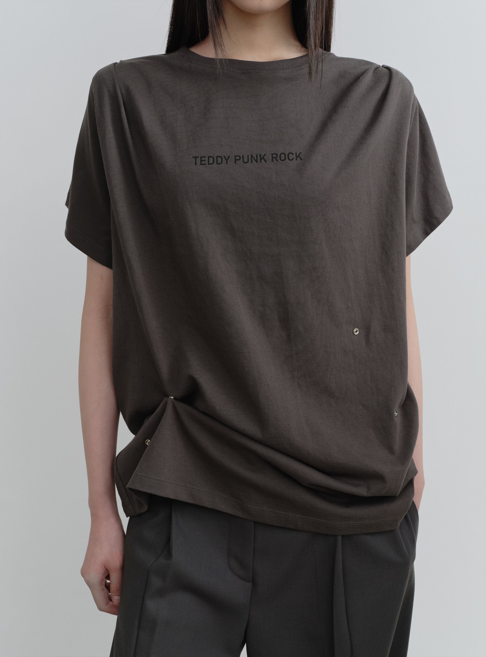 TEDDY SNAP TOP (CHARCOAL) - 감도 깊은 취향 셀렉트샵 29CM