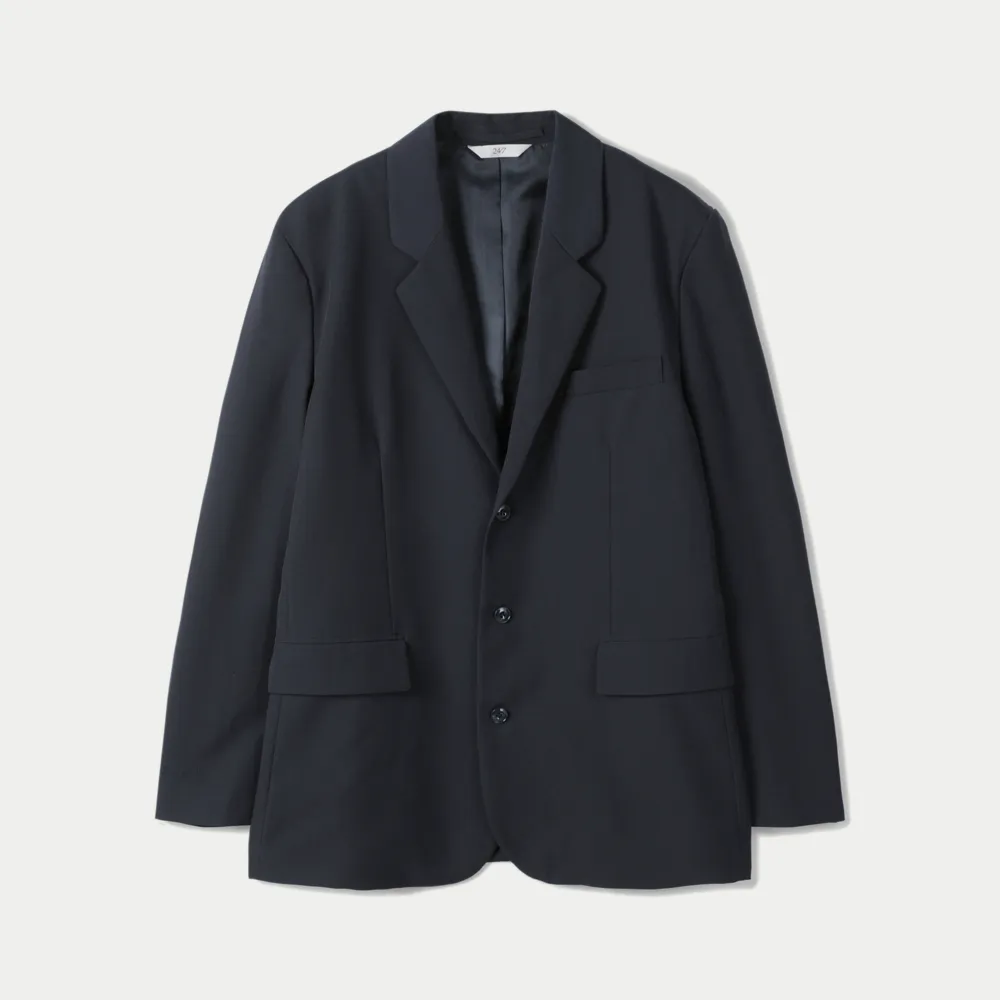 SINGLE BREASTED 3 BUTTON JACKET DARK NAVY (247) - 감도 깊은 취향 셀렉트샵 29CM