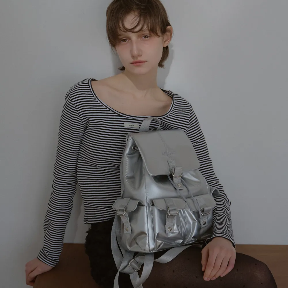 LETERIE POCKET BACKPACK_SILVER - 감도 깊은 취향 셀렉트샵 29CM