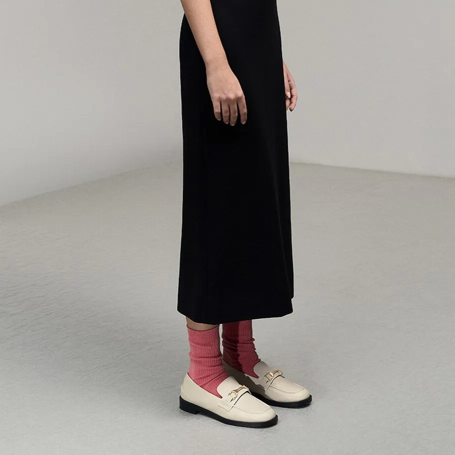 CK1-70900505 메탈릭-악센트 로퍼 - 초크 - 감도 깊은 취향 셀렉트샵 29CM