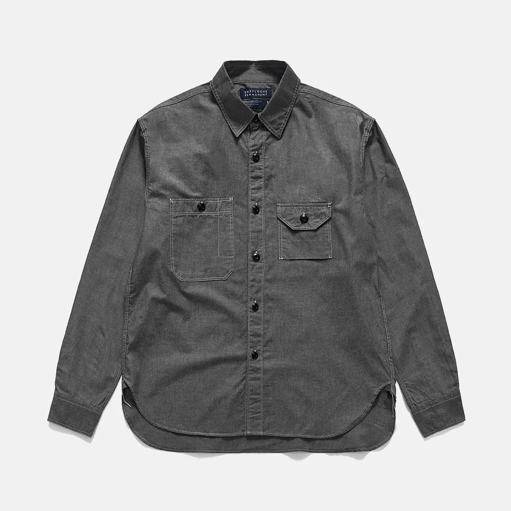 CHAMBRAY WORK SHIRT / CHAMBRAY BLACK - 감도 깊은 취향 셀렉트샵 29CM