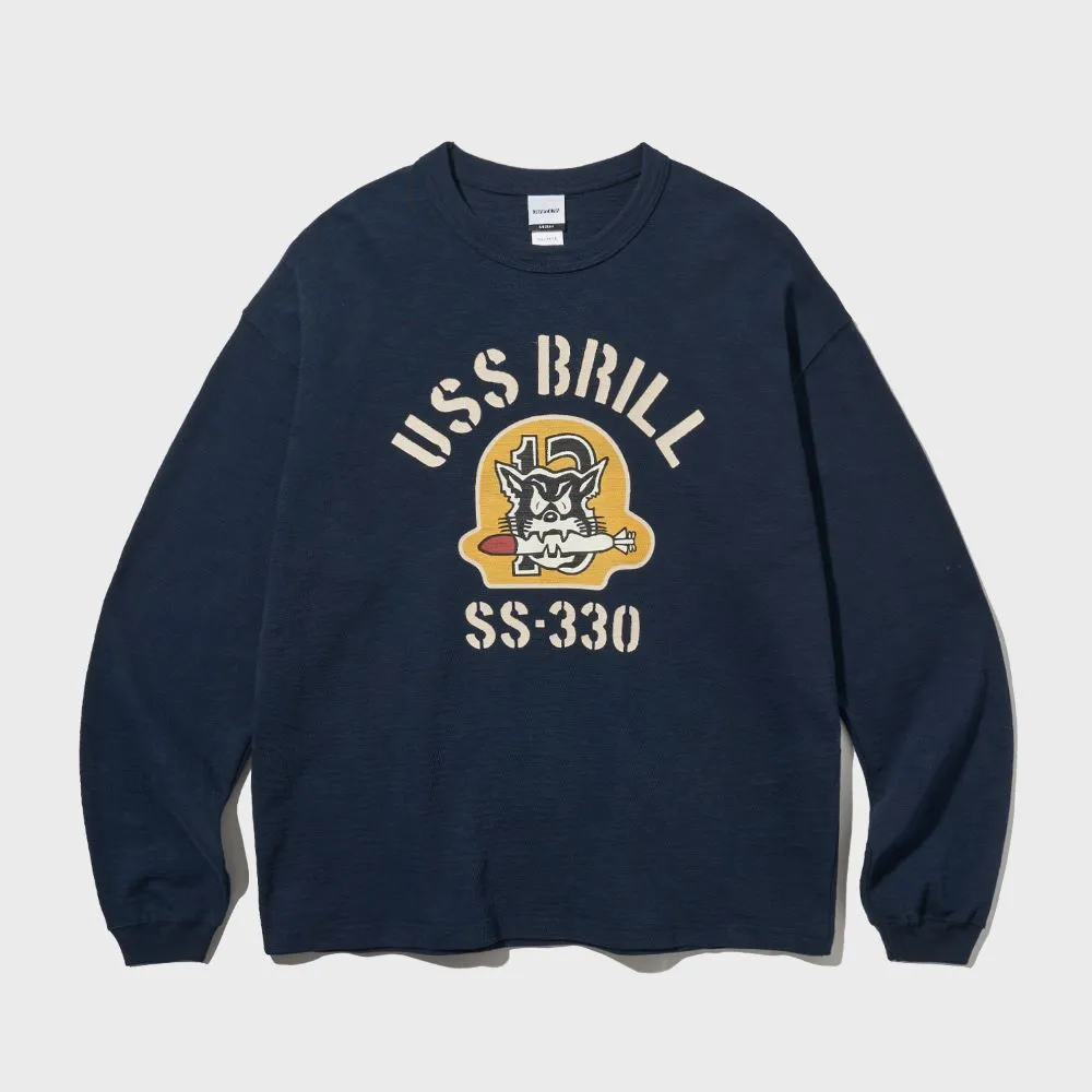 MIL SERIES LONG SLEEVE(USS BRILL)_NAVY - 감도 깊은 취향 셀렉트샵 29CM