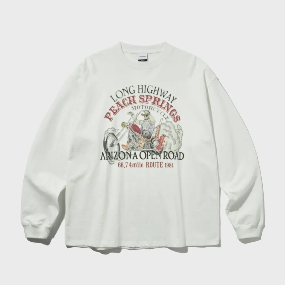 MOT SERIES LONG SLEEVE(PEACH SPRINGS)_OFF WHITE - 감도 깊은 취향 셀렉트샵 29CM