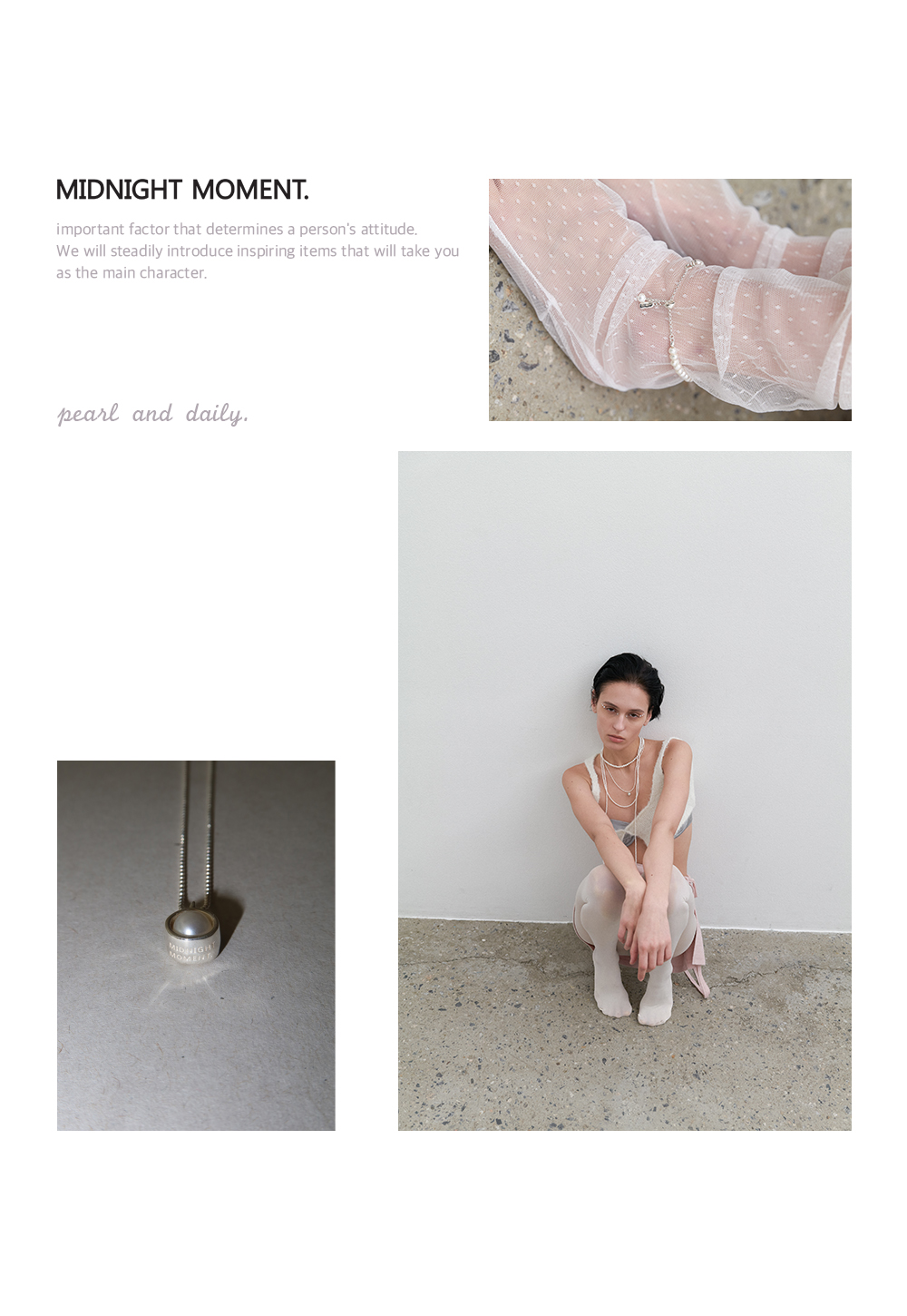 mini bumpy necklace - gold - 감도 깊은 취향 셀렉트샵 29CM