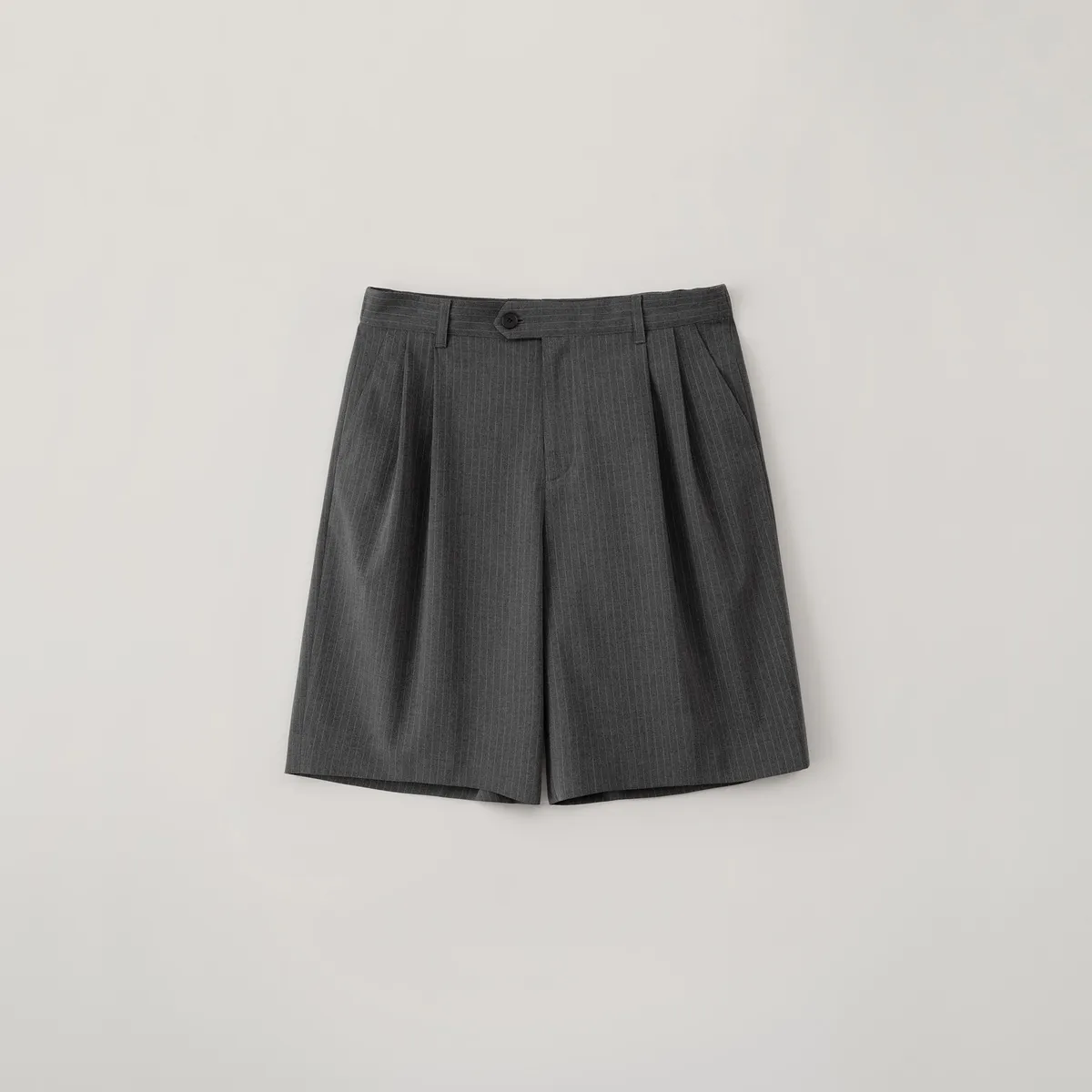 STRIPE HALF SLACKS_GRAY STRIPE - 감도 깊은 취향 셀렉트샵 29CM