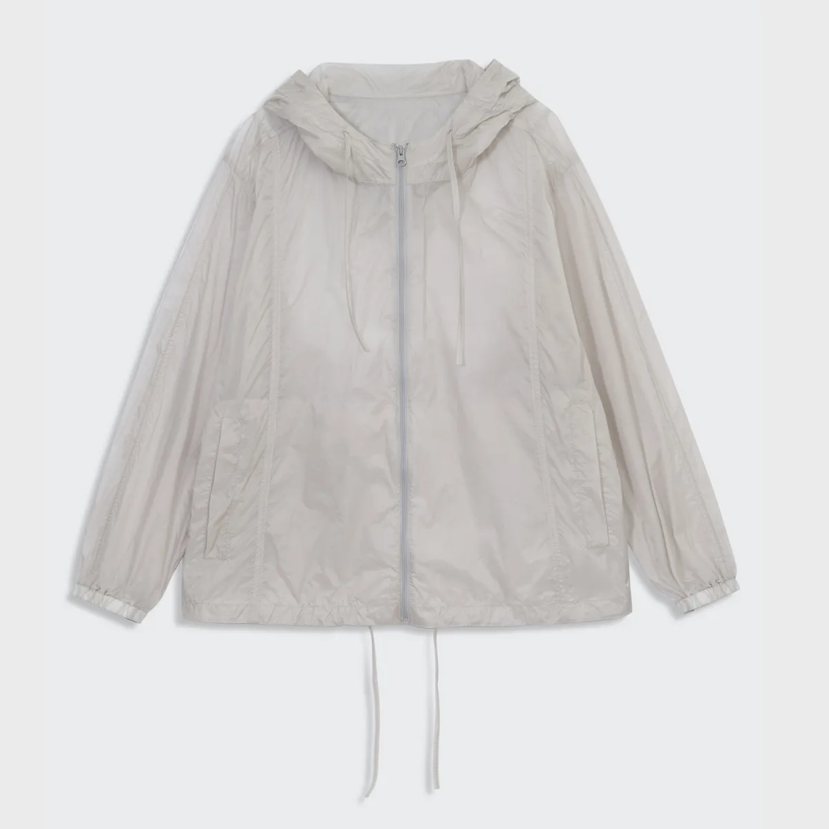 LIGHT DRAWSTRING ANORAK (MIST GREY) - 감도 깊은 취향 셀렉트샵 29CM