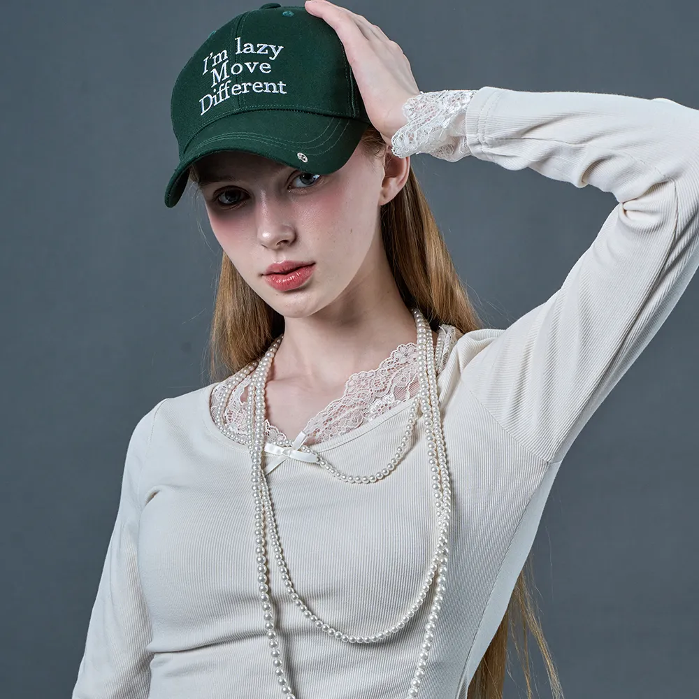 [CP] 레이스 레이어드 리본 이너 긴팔티 [IVORY] KCL. - 감도 깊은 취향 셀렉트샵 29CM