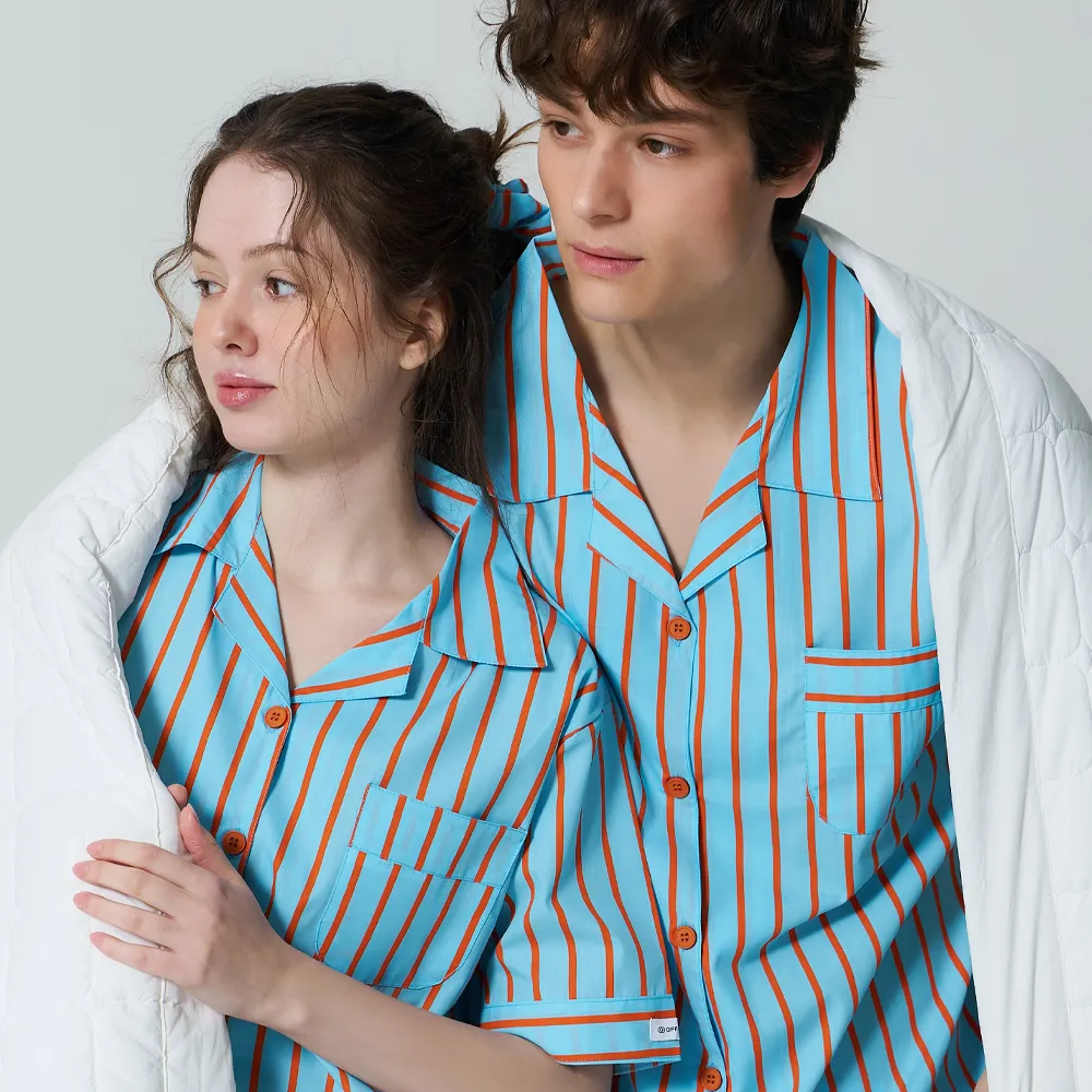 [2PACK] (uni) 만다린 반팔 잠옷 세트 2colors - 감도 깊은 취향 셀렉트샵 29CM