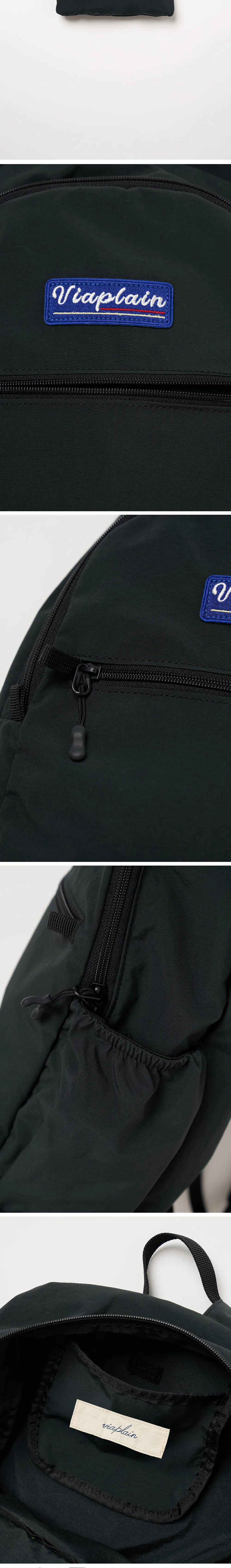 Via Dreamer pocketable backpack (Black) - 감도 깊은 취향 셀렉트샵 29CM