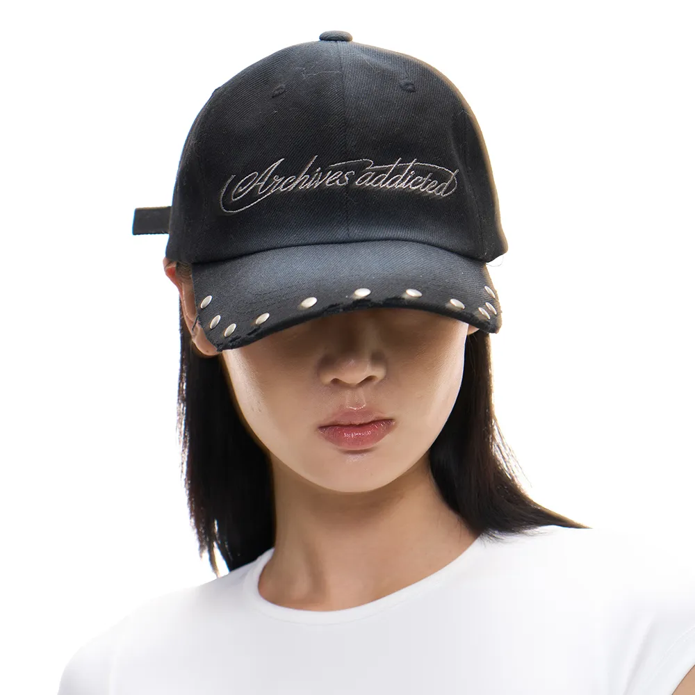 ADDICTED RIVET CAP (BLACK) - 감도 깊은 취향 셀렉트샵 29CM