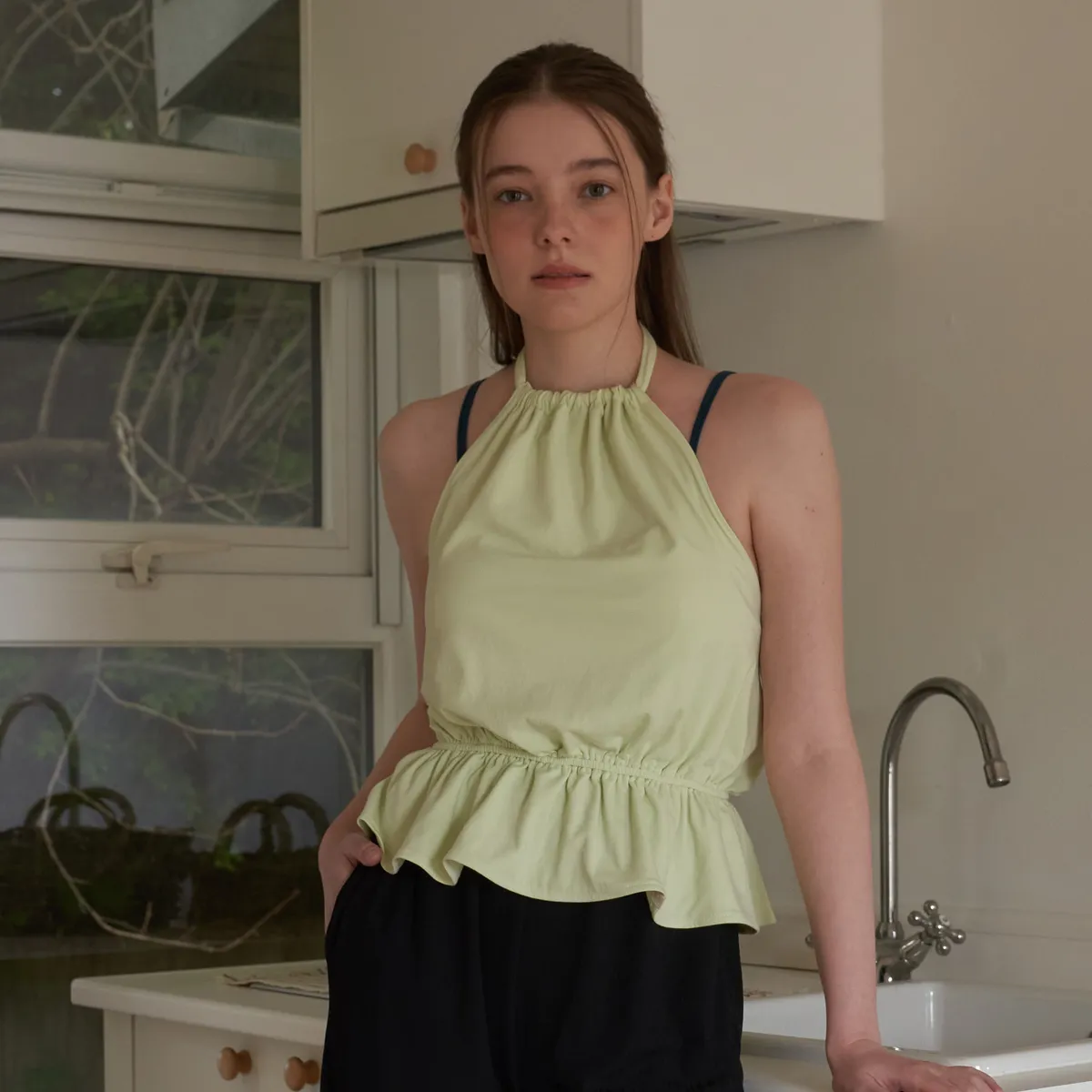 Laura Halter Top - Yellow Green - 감도 깊은 취향 셀렉트샵 29CM