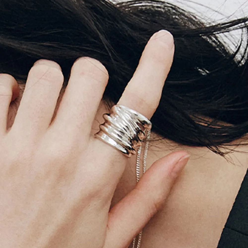 BOLD QUIET RIPPLE RING - 감도 깊은 취향 셀렉트샵 29CM